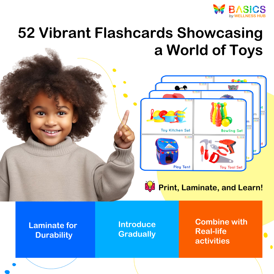 Toys Flashcards PDF - Free Printable Learning Cards for Kids