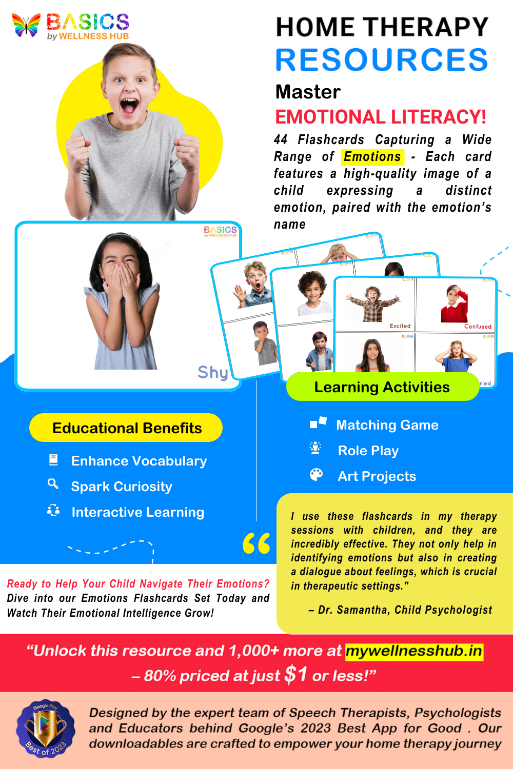 Emotions Flashcards for Kids – Build Emotional Skills Easily