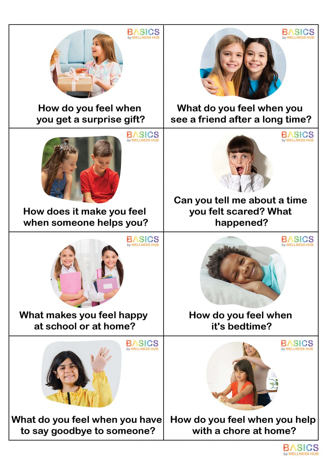 150+ Printable Conversation Cards for Parents and Kids to Learn