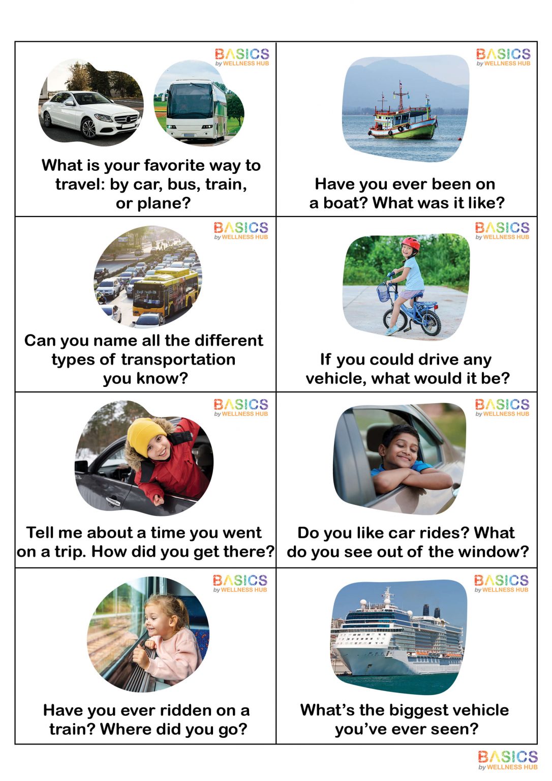 150+ Printable Conversation Cards for Parents and Kids to Learn