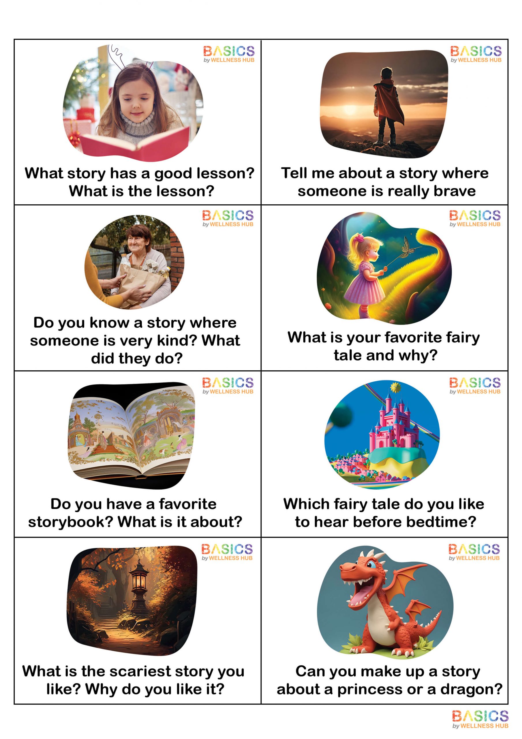 150+ Printable Conversation Cards for Parents and Kids to Learn
