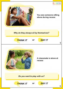 200+ Think It or Say It Printables for Kids - Wellness Hub