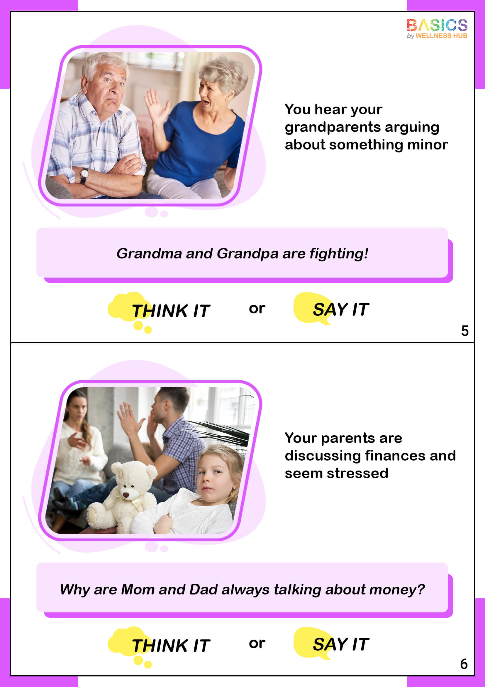 200+ Think It or Say It Printables for Kids - Wellness Hub